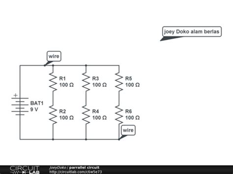 Parrallel Circuit Circuitlab