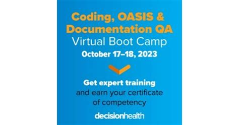 Decisionhealth Announces A Special Coding Oasis And Documentation Qa