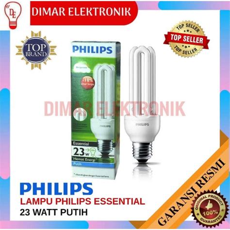 Jual Lampu Philips Essential Watt Shopee Indonesia