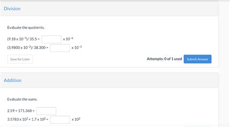 solved perform the following calculations in each case