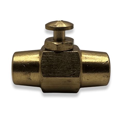 Brass Push Button Valve Drainado