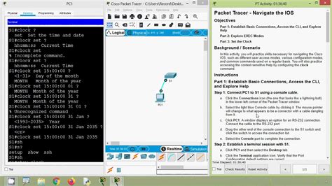 237 Packet Tracer Navigate The Ios Youtube