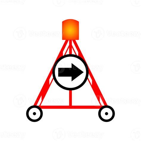 Right Traffic Warning Icon Isolate 21630066 Png