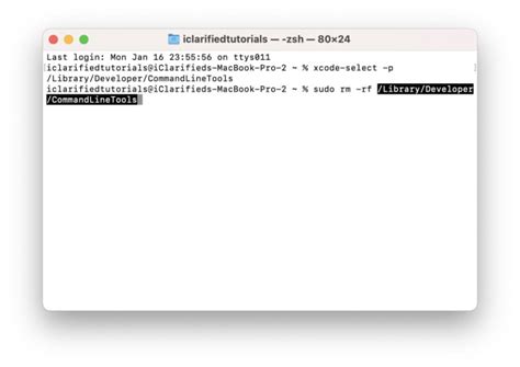 how to uninstall xcode command line tools [video] iclarified
