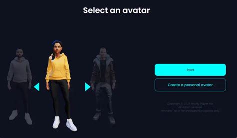 Ready Player Me Intelligent Avatar Creation Software