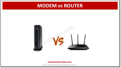 MODEM Vs ROUTER What Is The Difference Network Interview