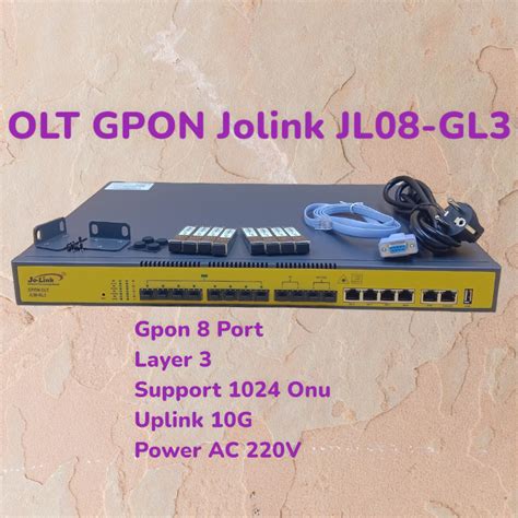 Jual Olt Gpon Jolink Jl08 Gl3 Tanpa Sfp Shopee Indonesia