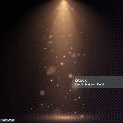 무대 스포트라이트 황금 광원 콘서트 조명 D 디자인에 대한 스톡 벡터 아트 및 기타 이미지 디자인 0명 Fashion Show Istock