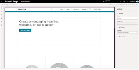 Power Apps Portals Adding Sections Layouts To Webpage Srinath Pega