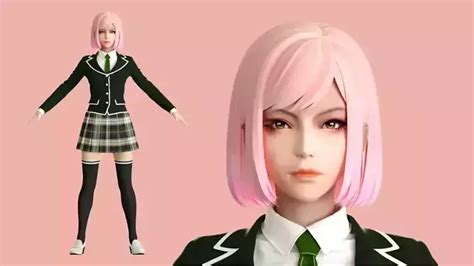 Jk Girl High School Girl Cool Girl 3d Model Cgtrader