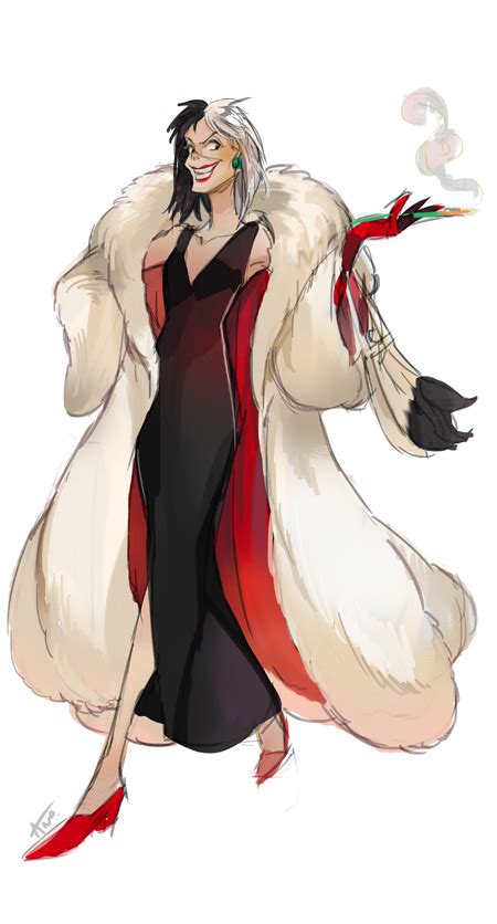Cruella De Vil Disney Bösewichte Fan Art 39124011 Fanpop