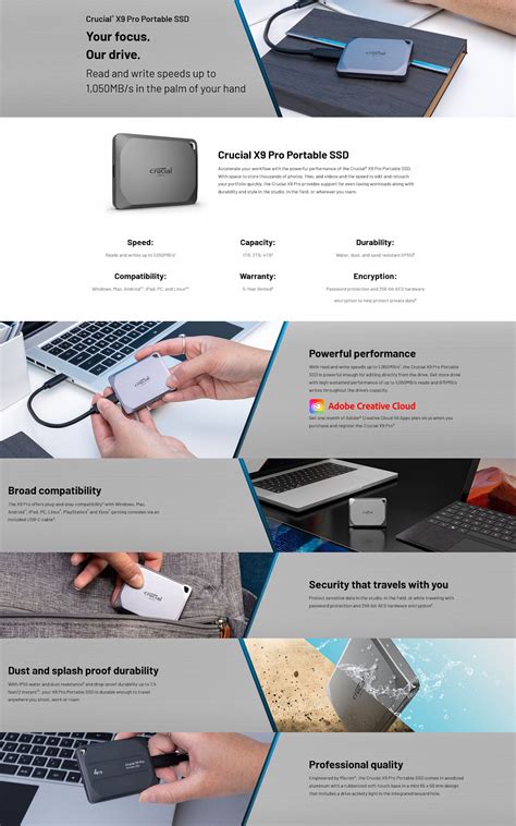 Crucial X Pro TB Portable External SSD Bailin Tech Solutions