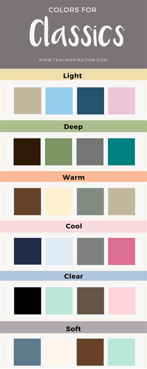 Colors For Classics Teal Inspiration