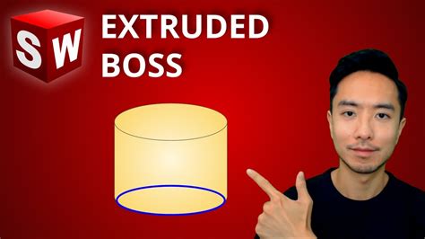 Solidworks Extruded Boss Base Youtube