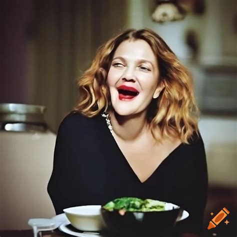 Drew Barrymore Interviewing A Sandwich On Craiyon