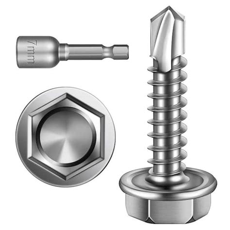 Mywish 8 X 12 In Stainless Steel Phillips Truss Head Self Drilling