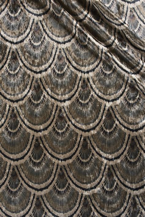 Plume Marbled Velvet Anna Hayman Designs