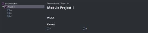 Why Is The Link To A Class Missing In The Index Of The Module Page Issue TypeStrong