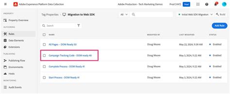 Migrate Additional Page Rules Adobe Data Collection
