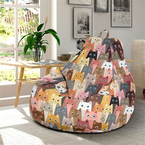 Cat Into Bean Bag Chair At Gwen Mayer Blog