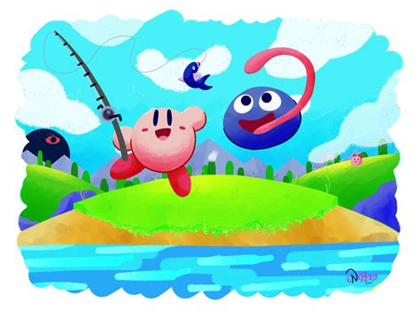 Kirby And Gooey By Energyartt On Deviantart