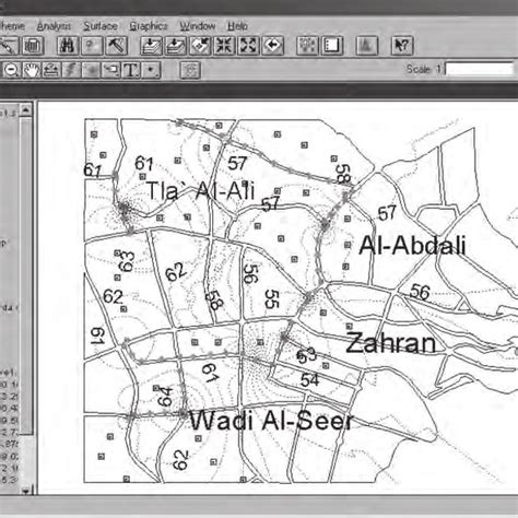 Contour And Spatial Maps For Evening Period Contour Map Download Scientific Diagram