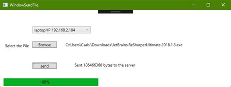 GitHub Csabagabor File Transfer Application With TCP DotNet WPF File Transfer Application