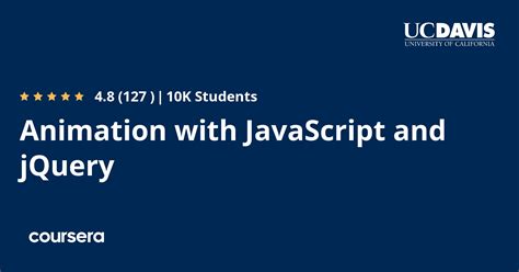 Animation With JavaScript And JQuery Coursera