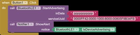 Create And Send BLE Advertisements MIT App Inventor Help MIT App Inventor Community