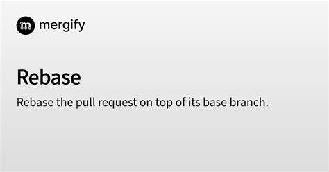 Rebase
