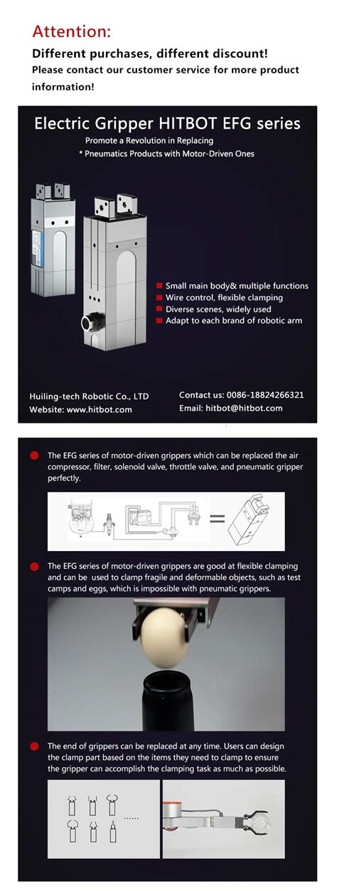 Hand Gripper Fingers Robotic Arm Soft Clamping Flexible Electric Robot Gripper With Servo Motor