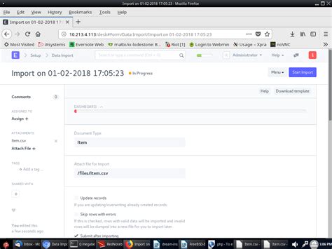 Data Import Does Not Move Pass In Inprogress · Issue 12305 · Frappeerpnext · Github