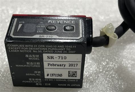 Keyence Sr 710 Ultra Compact Fixed Type Code Reader Novus Ferro Pte Ltd