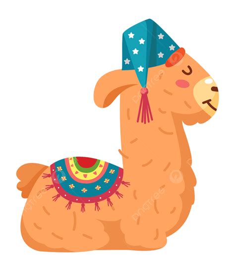 Llama Alpaca Vector Png Images Cartoon Llama Sleep Alpaca Lama Car Drawing Cartoon Drawing