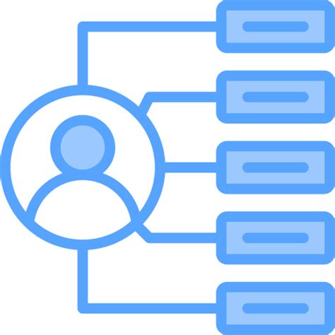 Segmentation Generic Blue Icon
