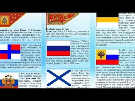 ЭВОЛЮЦИЯ ФЛАГА РОССИИ - IV ВЕК-1991 - YouTube