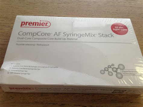 New Premier 3001512 Compcore Af Syringemix Stack Dual Core Composite Core Build Up Material