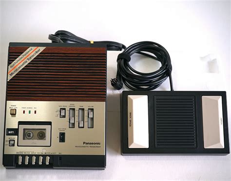 Panasonic Rr900d Microcassette Transcriber With Foot Pedal Voxeagle