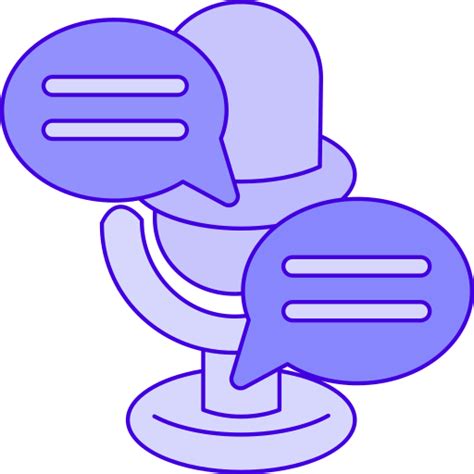 Interview Generic Blue Icon