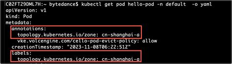 Injecting Node Labels And Annotations Into Pods Vital Kubernetes Engine Byteplus