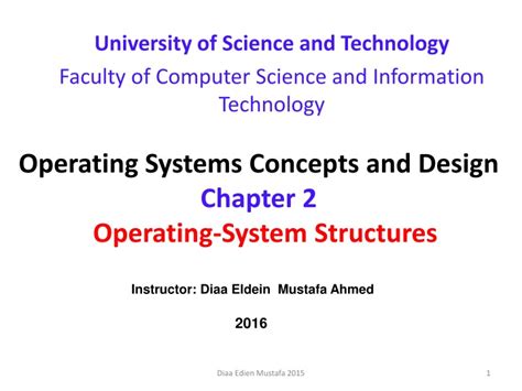 Ppt Operating Systems Concepts And Design Chapter 2 Operating System