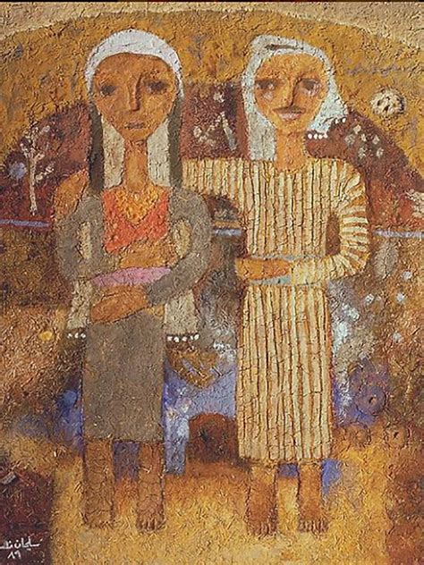 La Belleza De La Semana “mujer Abrazando Jerusalén” De Sliman Mansour