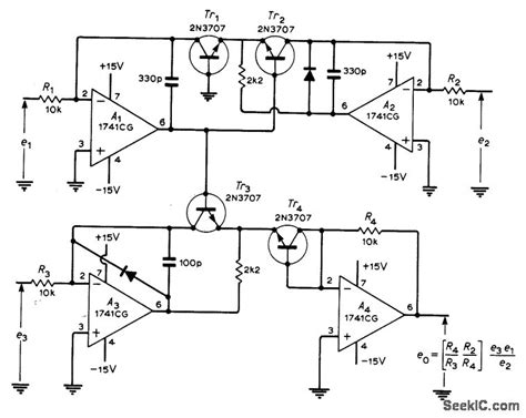 Multiplieb Divider Basic Circuit Circuit Diagram