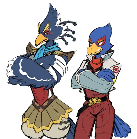 Revali And Falco Lombardi The Legend Of Zelda And 2 More Drawn By