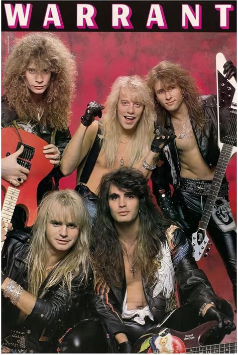 Generic Warrant Rock Band Poster 24x36 Portrait Color