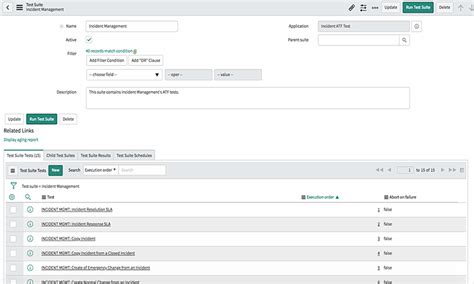Automated Testing Framework Now Platform ServiceNow