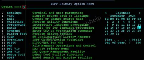 Ispf Settings Panel