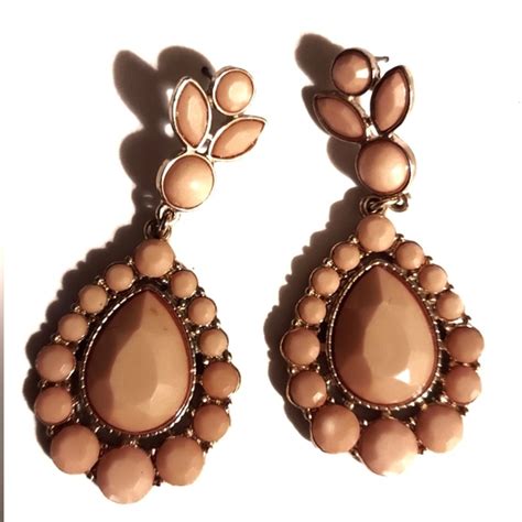 Jewelry Statement Nude Earrings Poshmark
