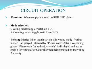 Electronic Voting Machine PPTX