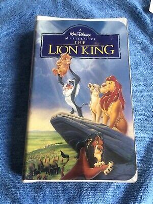 The Lion King Vhs 1995 Stock Code 2977 765362977031 Ebay